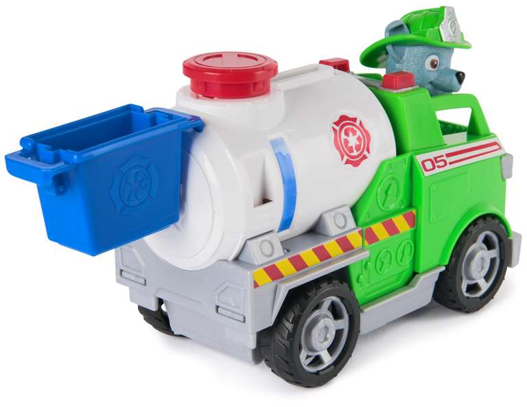 Paw Patrol Fire Rescue Rocky Rescue Fire Tanker with Figure - £4.00 at ...