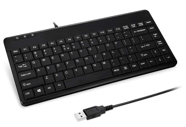 Perixx PERIBOARD-409U Wired UK Mini Keyboard, Black – £9.01 at Amazon ...