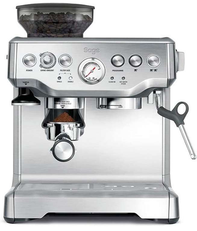 Sage Barista Express Coffee Machine, Brushed Stainless Steel – £449 at ...