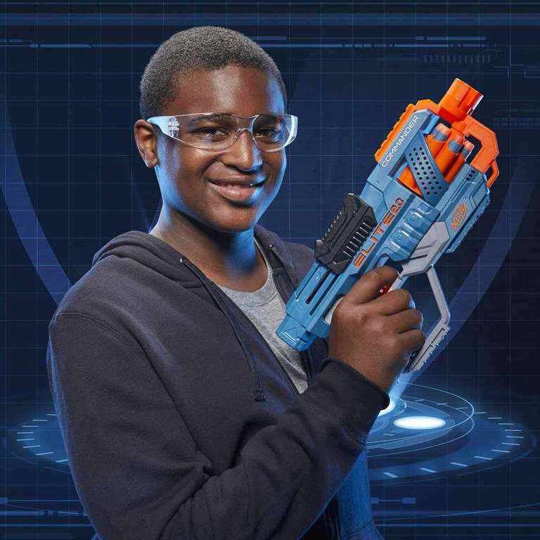 Nerf Elite 2.0 Commander RD-6 Blaster Toy for 8+ Year Old Kids, Dart ...