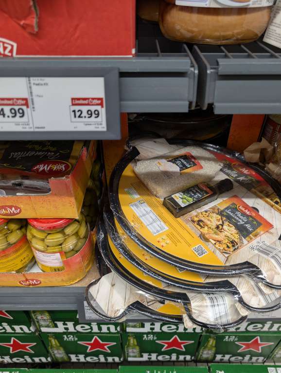 Lidl Paella Kit - Large Pan, Rice & Seasoning for £12.99 at Lidl Cowley ...