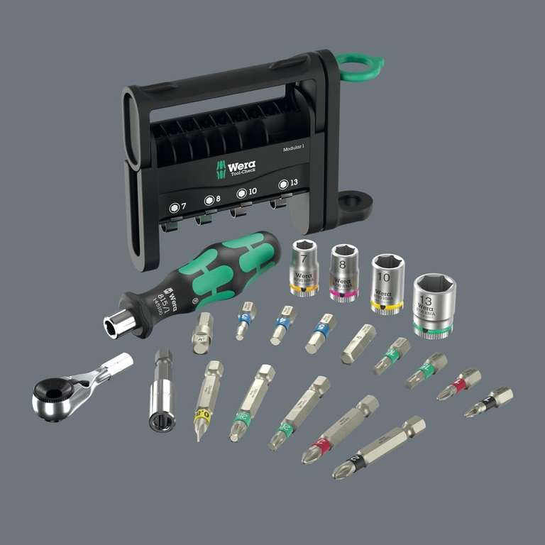 Wera Tool-Check Modular 1, 21 Pieces - 05049000001 - Prime Deal ...