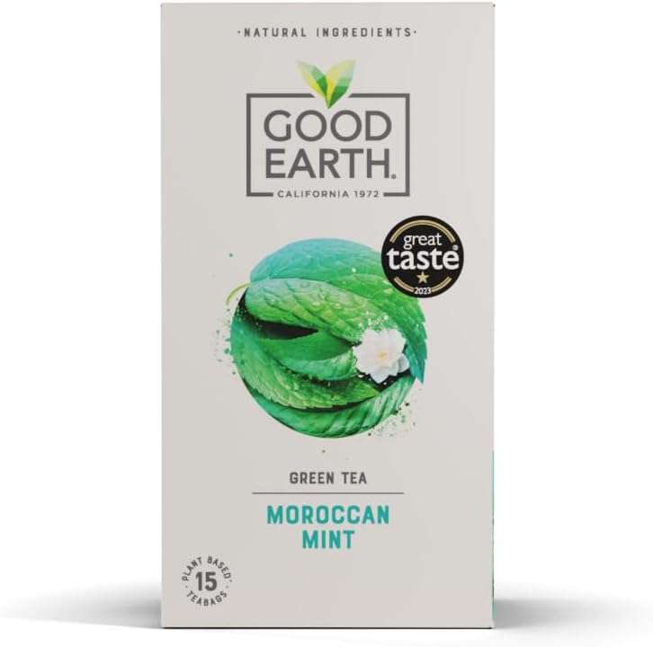 Good Earth Tea Co. Moroccan Mint Tea Bags x15 – £2.00 at Amazon ...