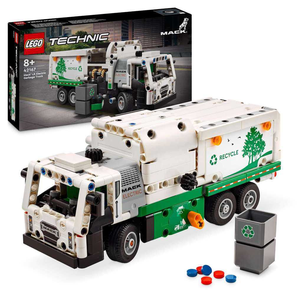 LEGO Technic Mack LR Electric Garbage Truck 42167 (Prime Day Deal ...