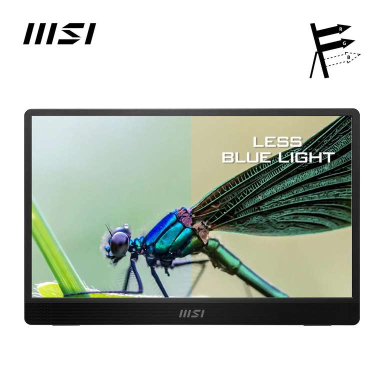 MSI PRO MP161 E2 15.6 Full HD Portable Monitor – £52.25 at Prime Amazon ...