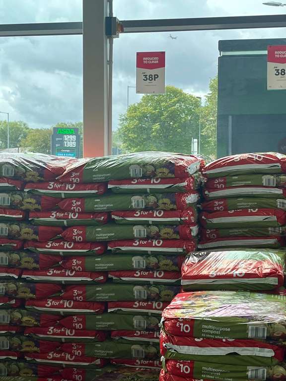ASDA Multipurpose Compost 40L - Now 38p In-Store, Reddish | hotukdeals