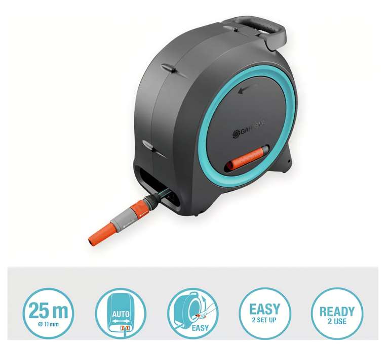 GARDENA M/L Dual Hose Box 25m – £55 at Argos | hotukdeals