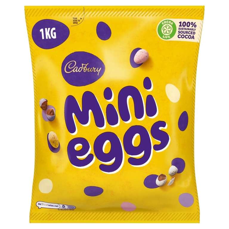 Cadbury Milk Chocolate Mini Eggs 1kg – £8.76 at Amazon Fresh | hotukdeals