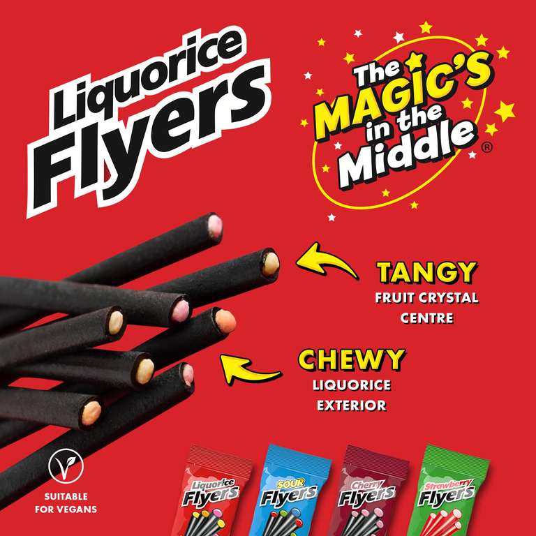 Giant Liquorice Sticks Carton 40 Assorted Flavours £8.07 s&s Prime Deal ...