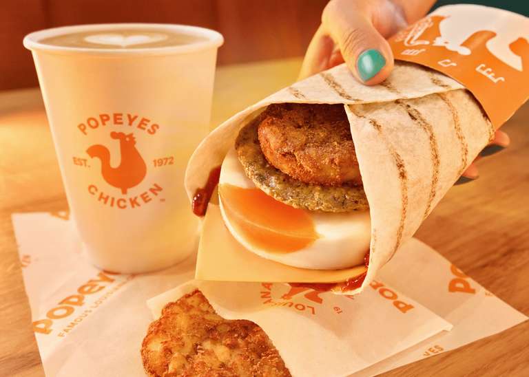 Big Cajun Roll or Wrap Free: 1 Million Giveaway at Popeyes UK - 50 ...