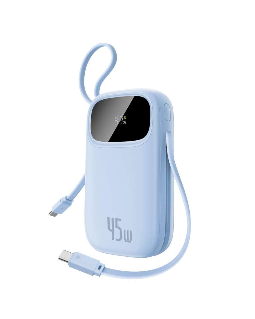Baseus QPow3 45W 20000mAh Power Bank with USB-C Cable, PD3.0, PPS – £18 ...