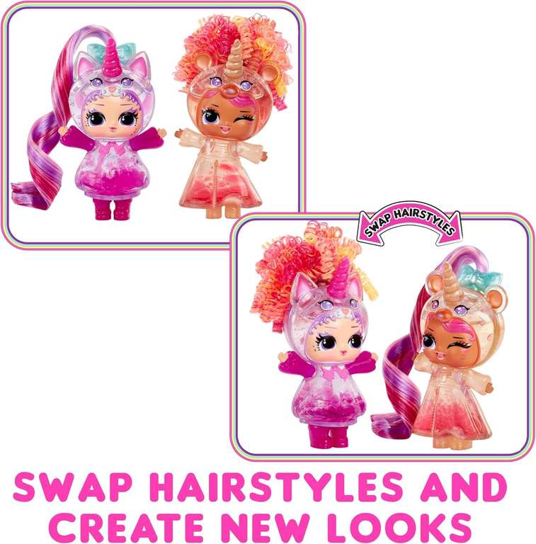 L.O.L. Surprise! Unicorns Tots - 1 Doll with Lava Lamp & Transparent ...