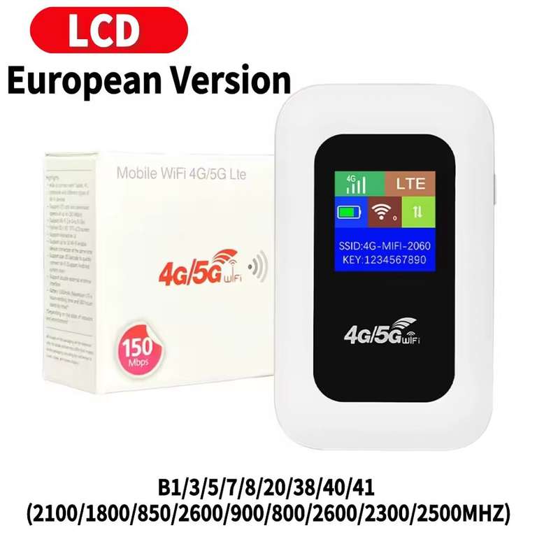 VODOOL 4G LTE Wireless Router LCD European Version – at AliExpress £13. ...
