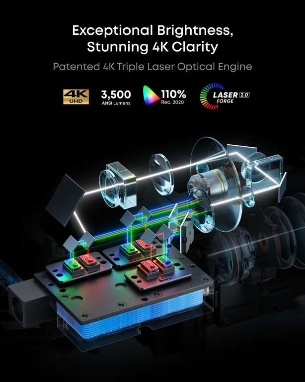 NEBULA X1 Triple Laser 4K Projector – £1519.00 at AnkerDirect UK ...