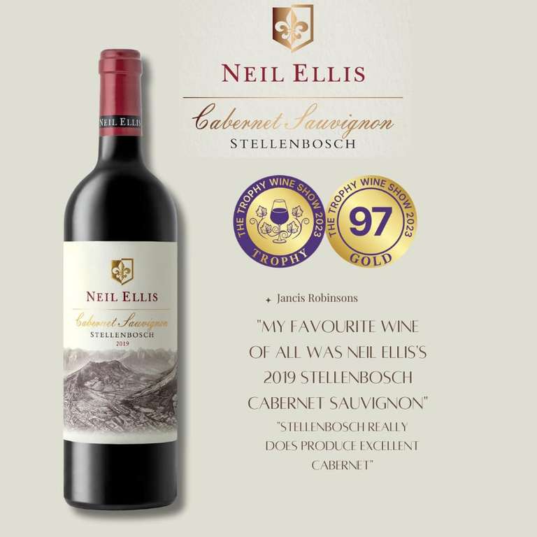 Neil Ellis Stellenbosch Cs 2018 70cl Wine at Amazon - £14.90 | hotukdeals