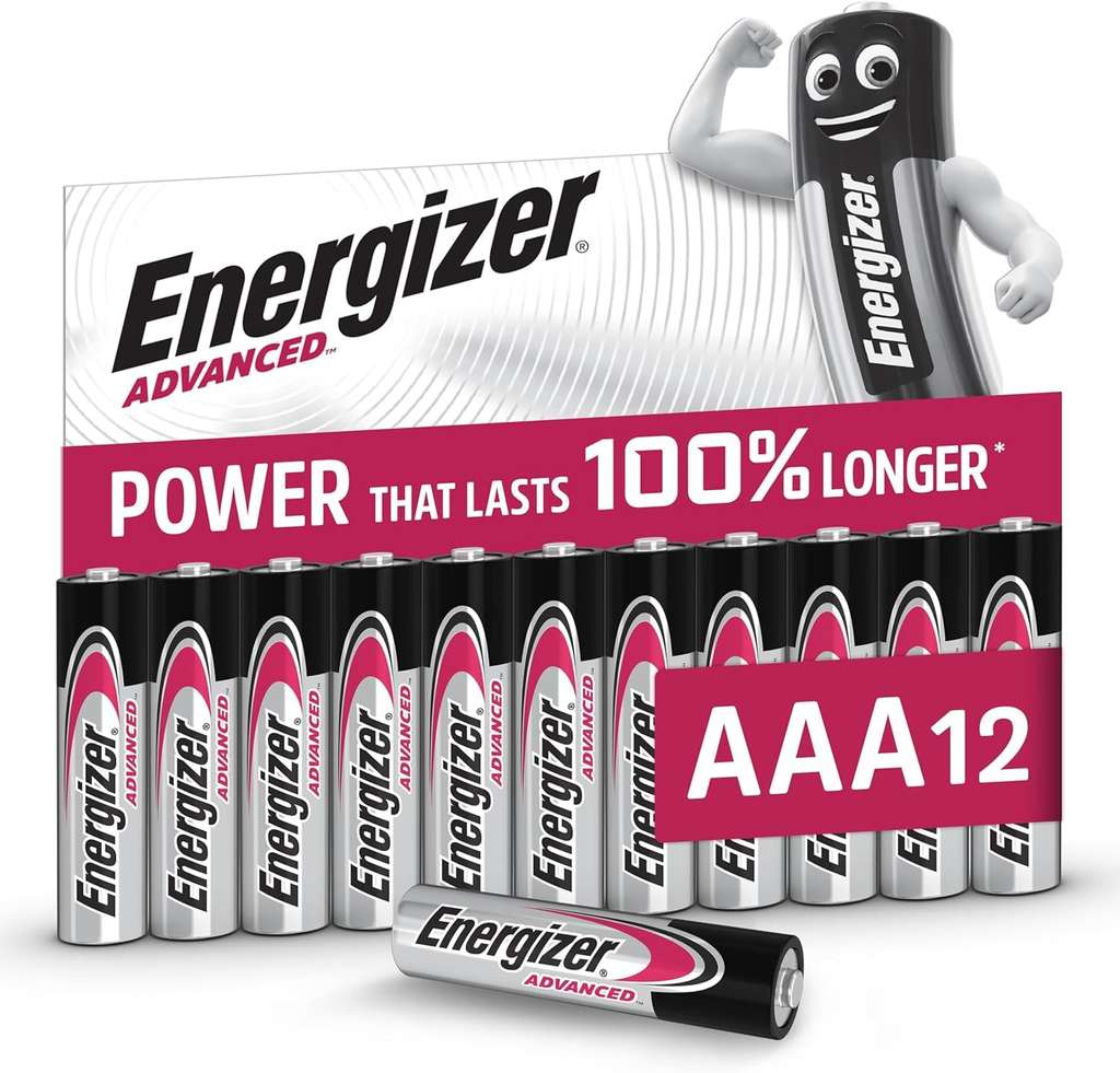 Energizer Advanced AAA Batteries (12 Pack) - £6.37 at Amazon | hotukdeals