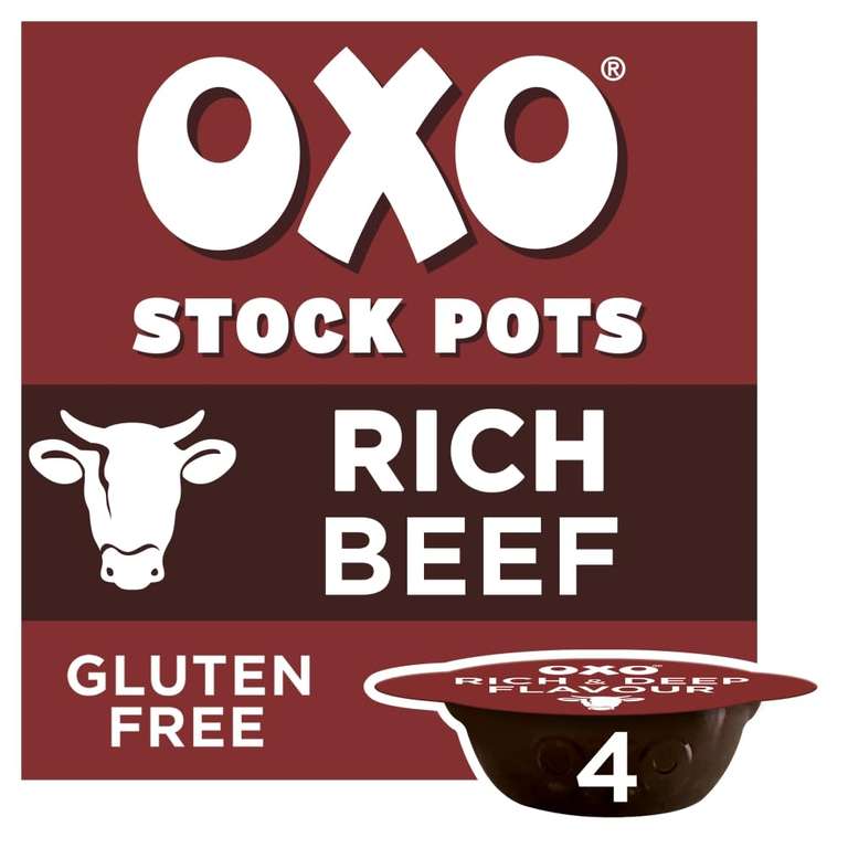 OXO Rich Beef Stock Pots with Rosemary & Onion – £0.42 at Amazon ...