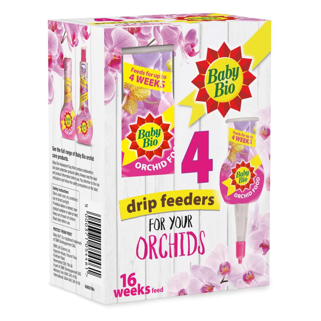 Baby Bio Orchid Drip Feeders 4 x 40ml - £2.25 at Amazon | hotukdeals