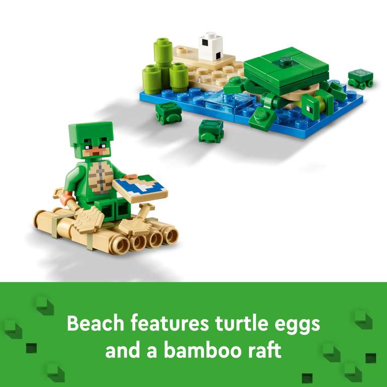 LEGO Minecraft The Turtle Beach House 21254 – Build & Play at Amazon