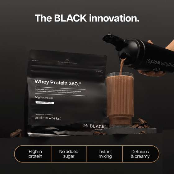 Protein Works 360 Black 120 Shakes – Free Shaker, £40.18 at Protein ...