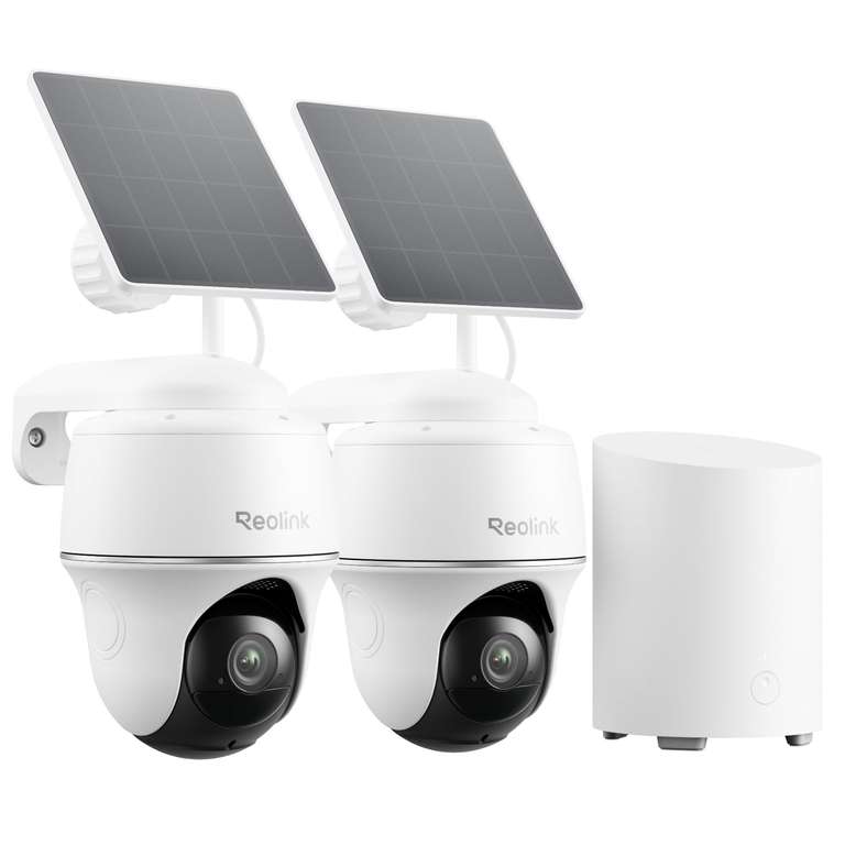 Reolink Solar Powered 2K Wireless Security Camera System - £152.99 at ...