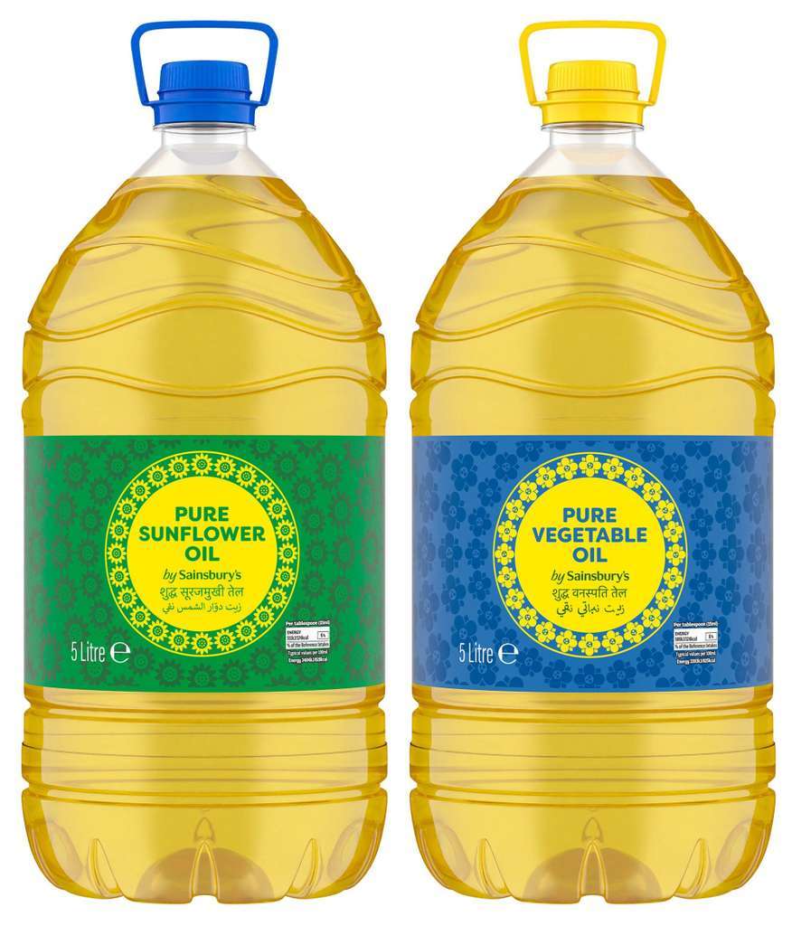 Pure Sunflower/Vegetable Oil 5L at Sainsbury's - Only £5.50! | hotukdeals