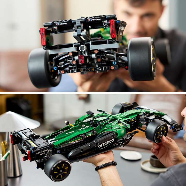LEGO Technic Aston Martin Aramco AMR25 F1 Car - 42240, £179.95 at Chaos ...