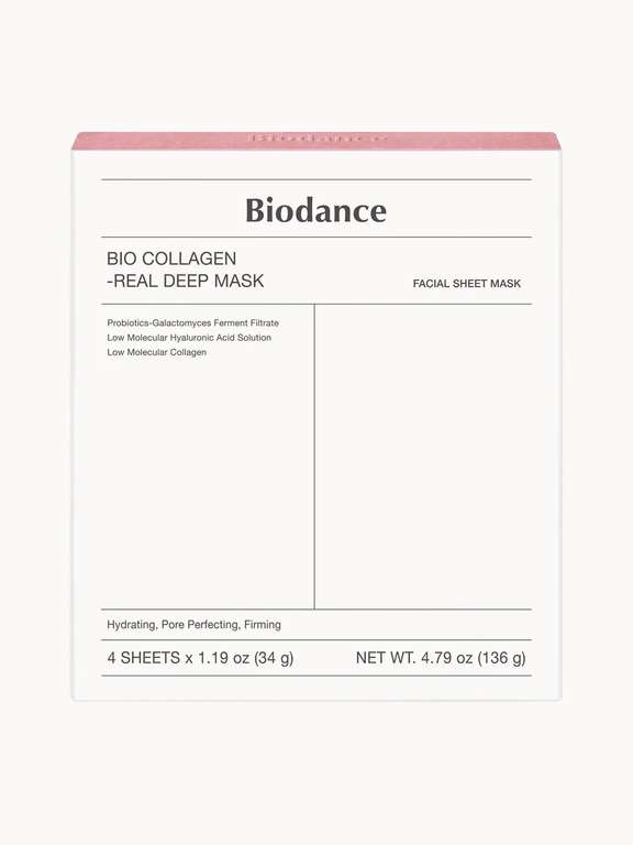 Biodance Biodance Bio Collagen-Real Deep Mask (4 Pack) - w/Code ...