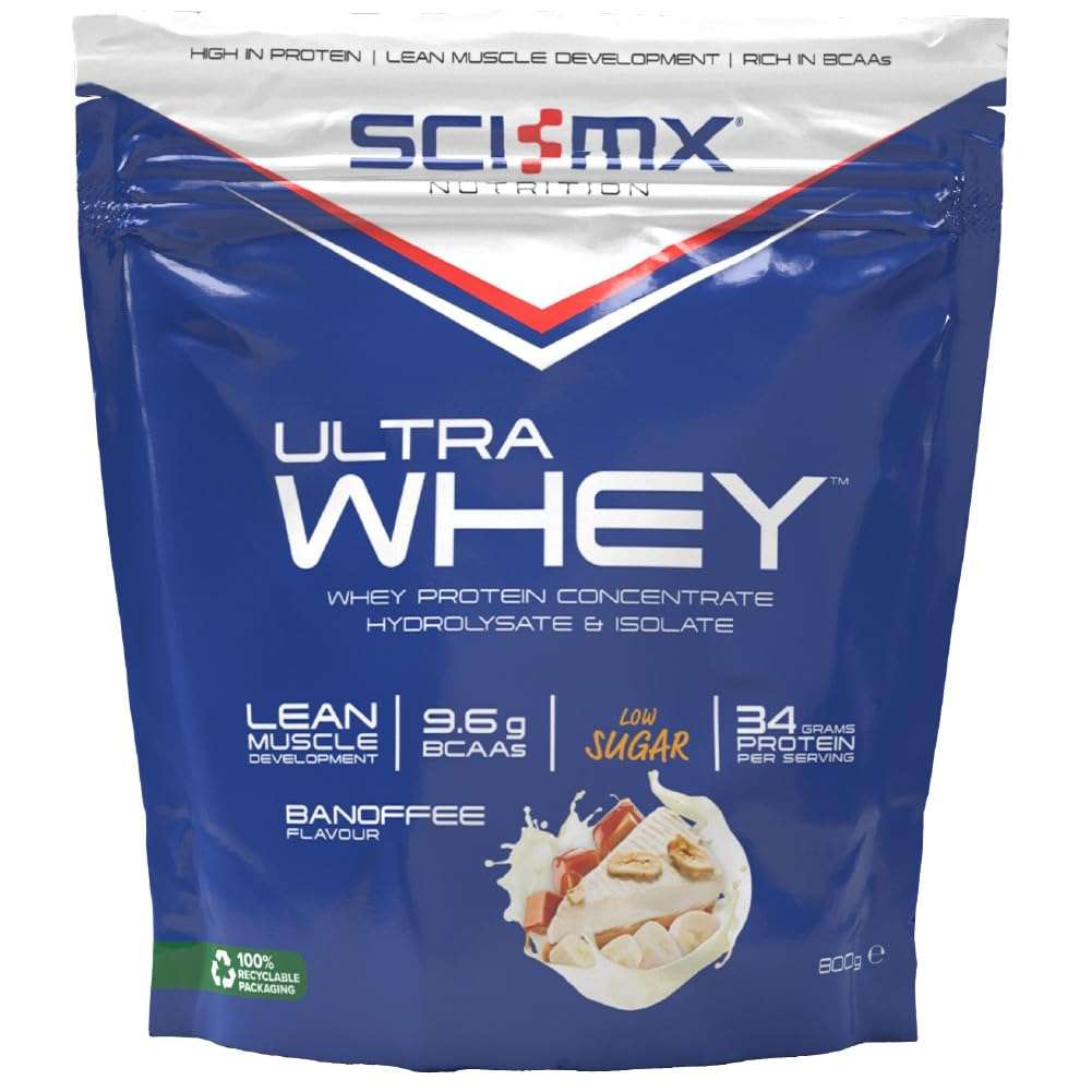 SCI-MX Ultra Whey Protein Powder - Banoffee 800g for £18 at Amazon ...