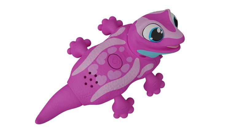 Let's Go Gecko - Pink Interactive Walking Pet with 25+ Sounds £5.22 at ...