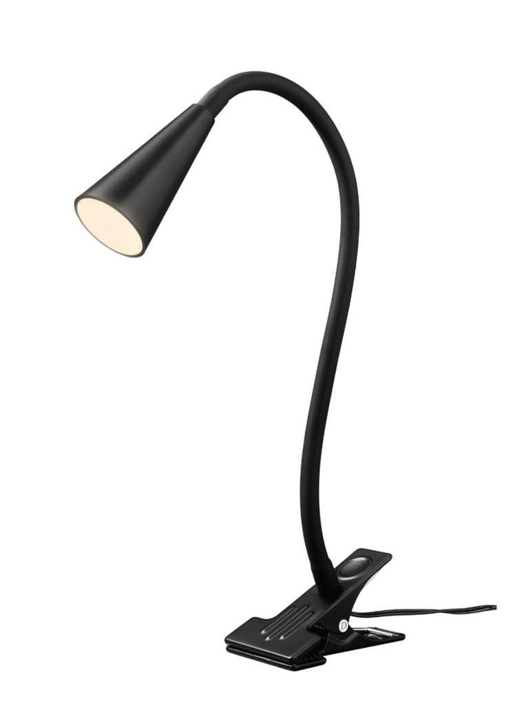 Livarno Home Black LED Lamp with Clip - £6.99 at Lidl | hotukdeals