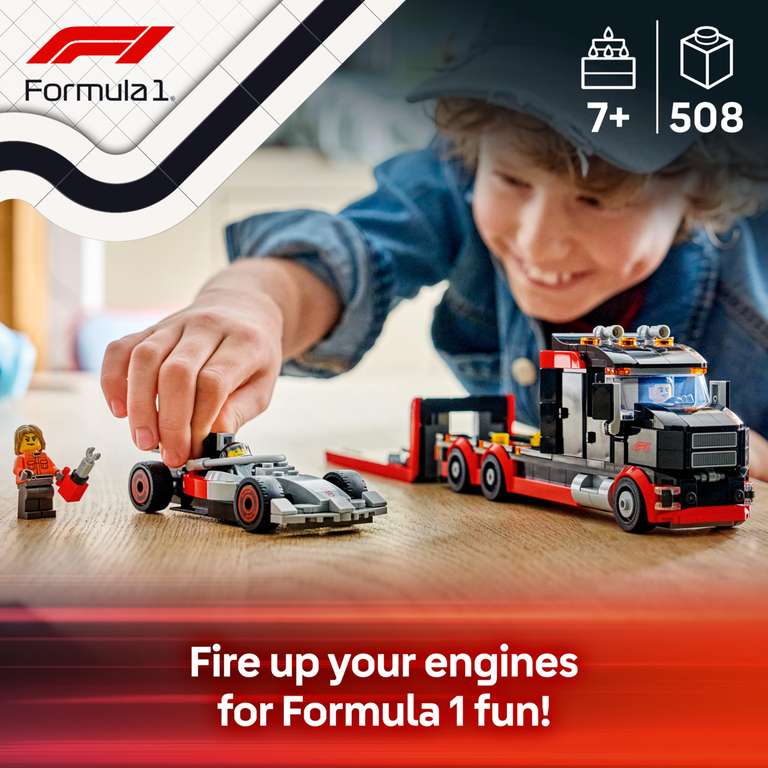 LEGO City F1 Display Truck w/Audi F1 Race Car 60493 | Hotukdeals