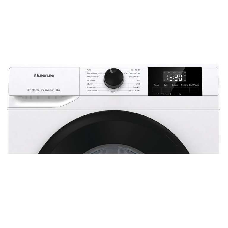 Hisense WF1G7021BW Freestanding 7 KG Washing Machine £199 at Amazon ...