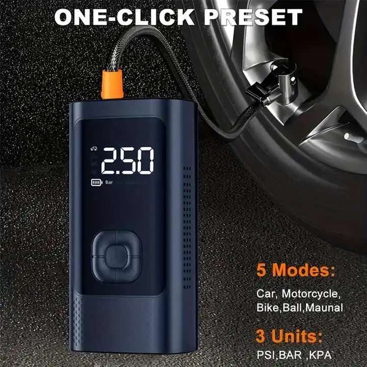 150psi Portable Balloon Pump Car Air Compressor Tire Inflator Pump 7.04 ...