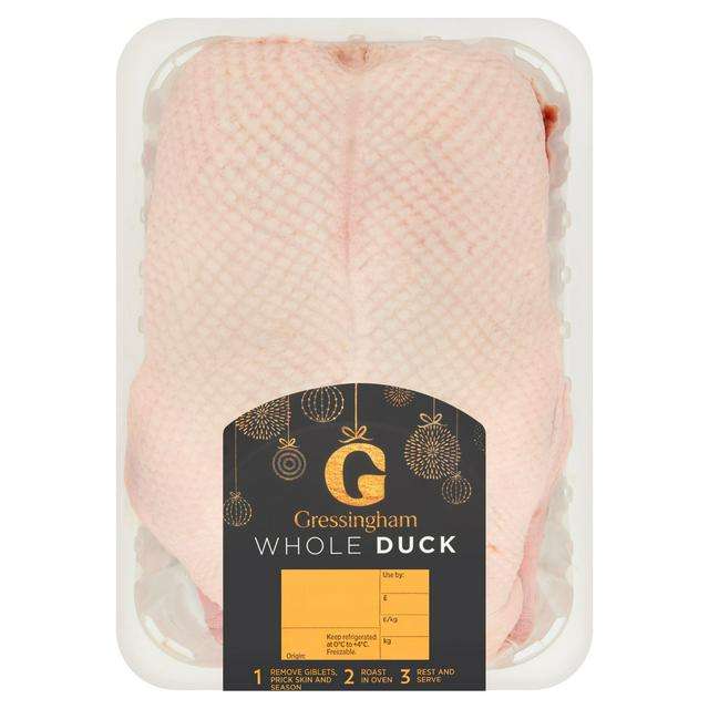 Gressingham Whole Duck 1.8kg - Delicious & Succulent at Sainsbury's £7. ...