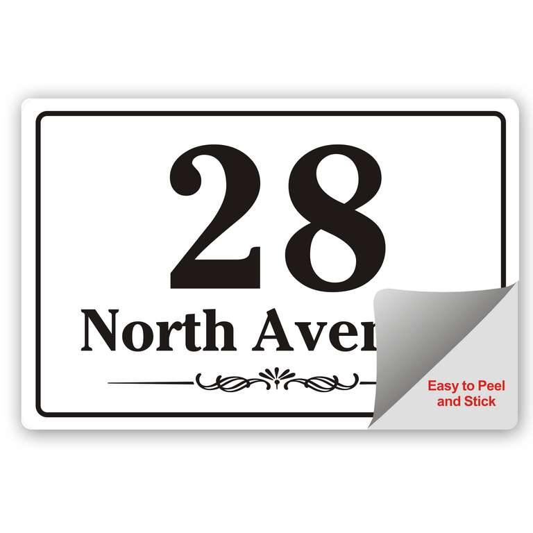 Wheelie Bin Stickers 4 Pack Numbers & Road Signs at Amazon - £1.65 ...