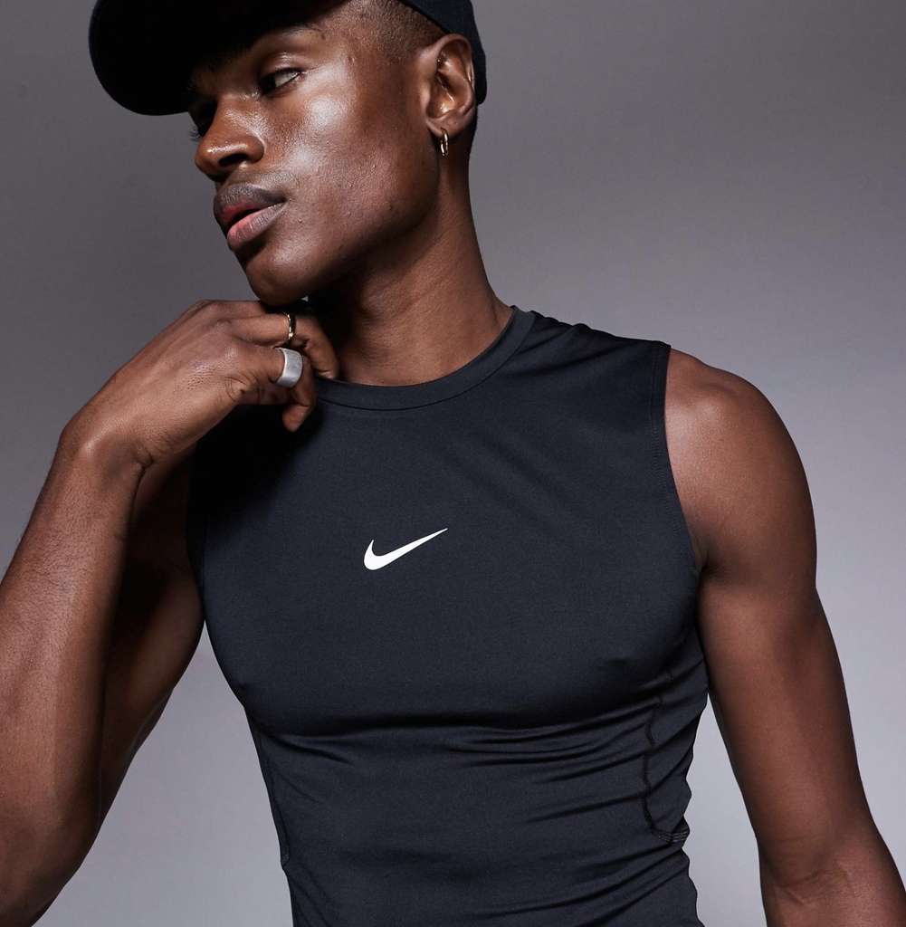 Nike Training Pro Dri-FIT Muscle Fit Vest in Black, M-2XL | Hotukdeals