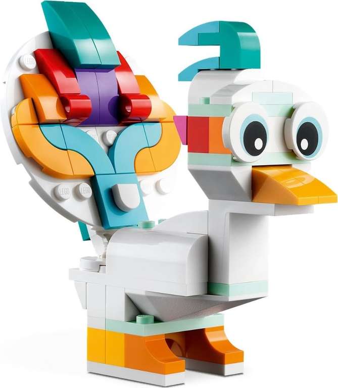 Lego Creator 3 in 1 Magical Unicorn Toy - Animal Figure Transforms into ...
