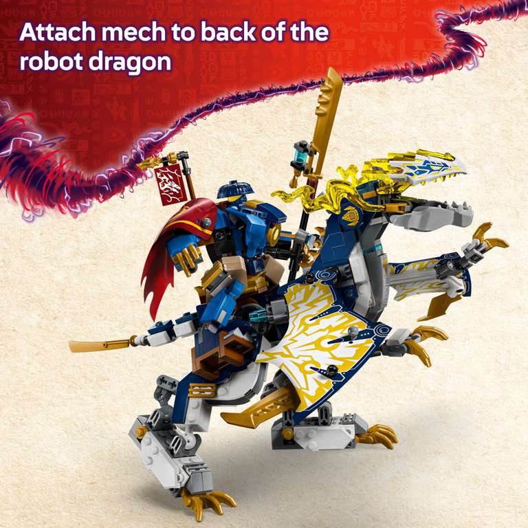 LEGO NINJAGO Rogue's Mech Dragon Rider 71843 – £36.99 at Amazon ...