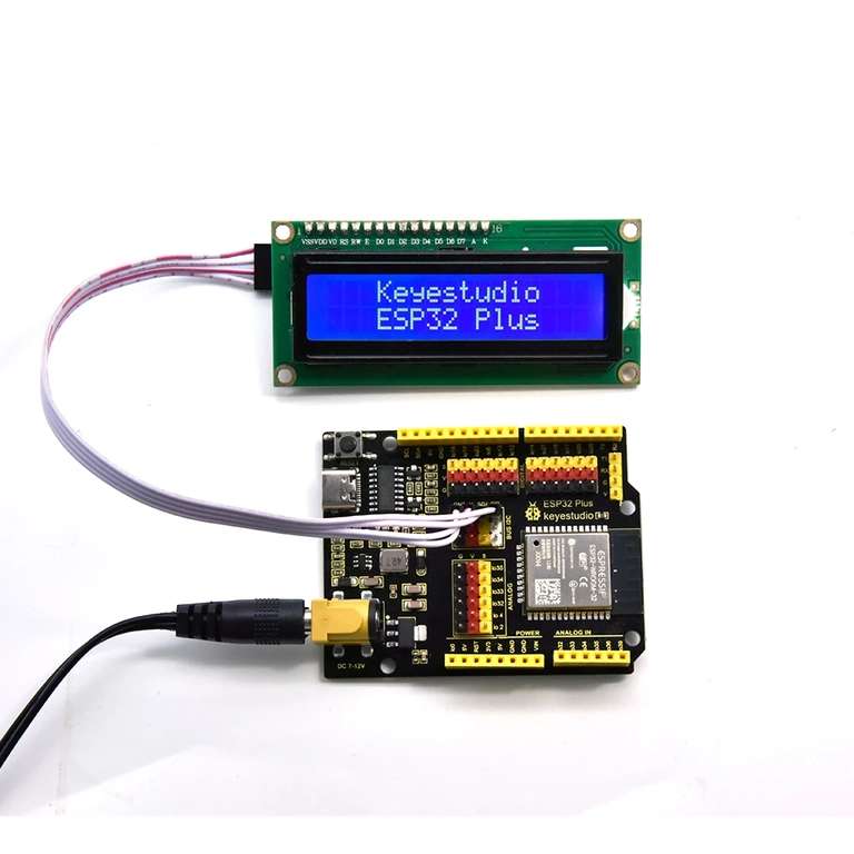 KEYESTUDIO ESP32 PLUS Development Board Compatible with Arduino UNOR3 ...
