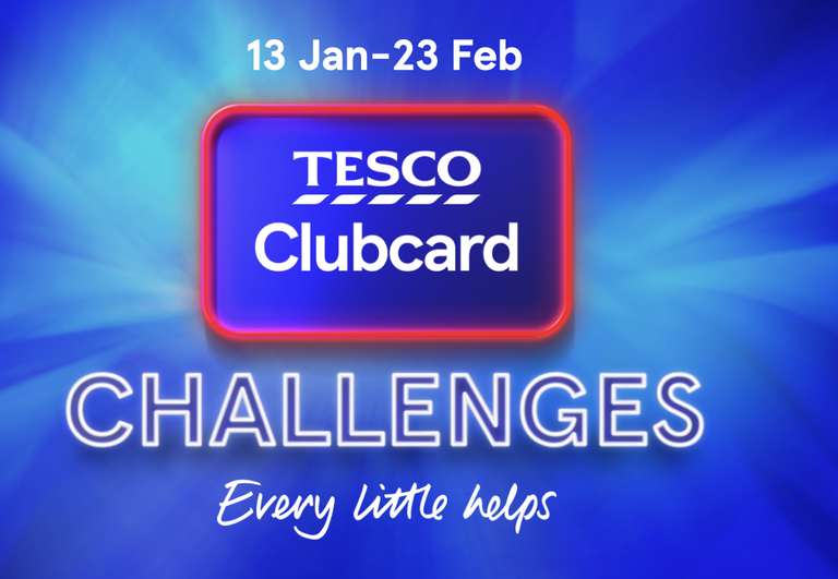 Earn Up to 5000 Bonus Points with Tesco Clubcard Challenge | hotukdeals