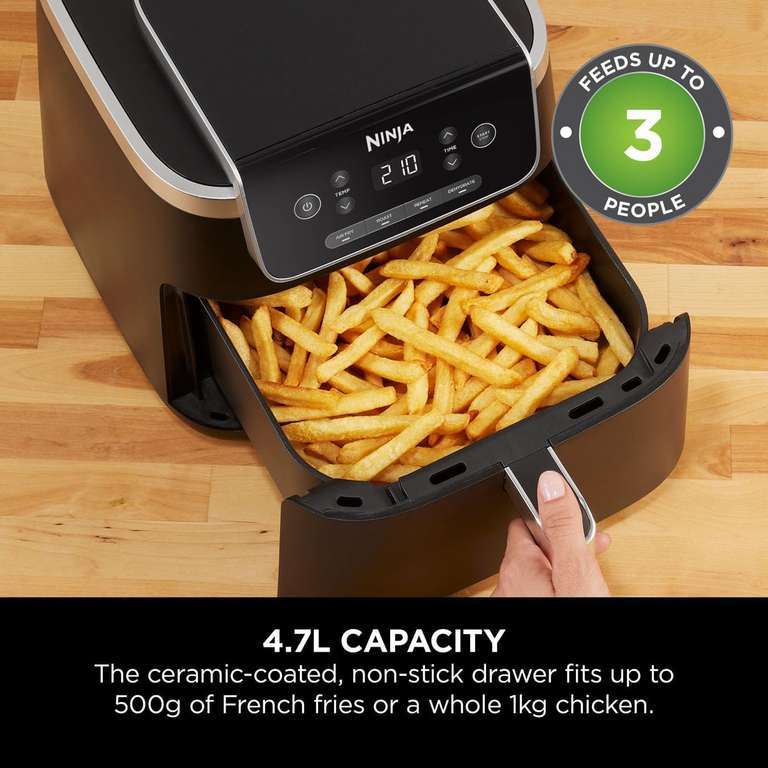 Ninja Air Fryer PRO AF140UK - 4.7L, Air Fry, Roast, Reheat at ...