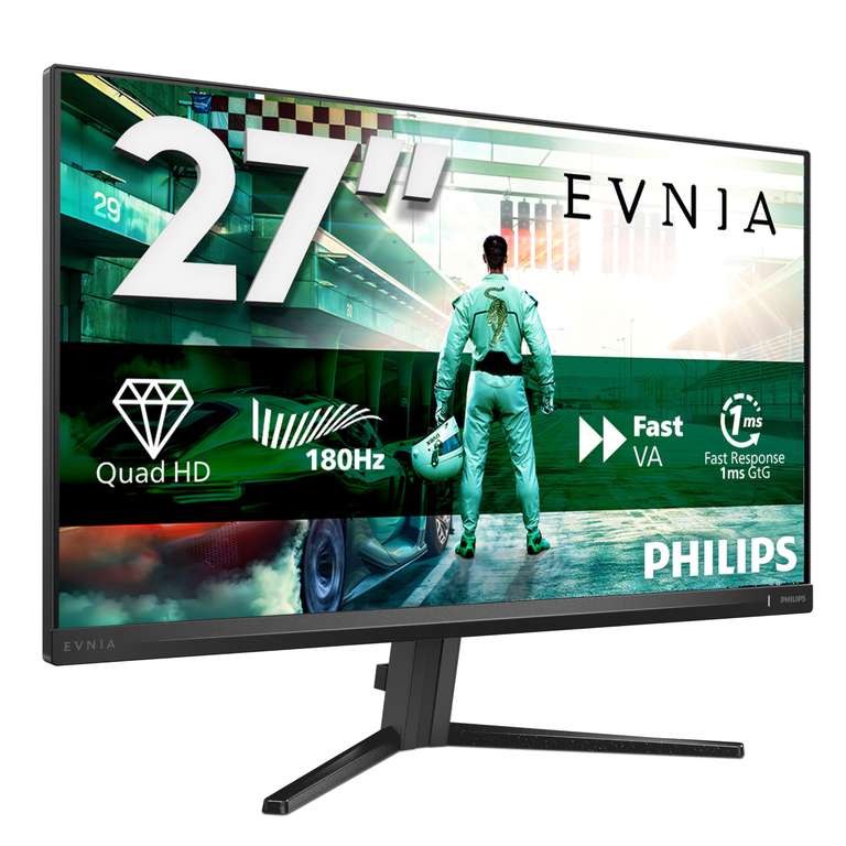Philips 27M2N3500AM 27 inch WQHD Gaming Monitor 180Hz, Fast VA Panel, 0 ...