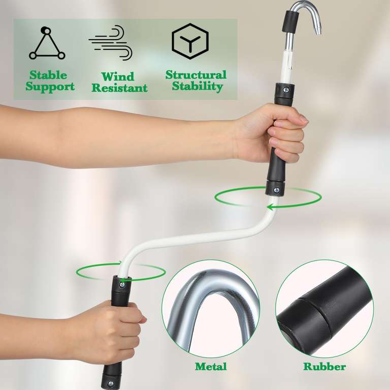 Milisten Outdoor Canopy Awning Crank Handle 20 Inch — £13.53 RongO ...