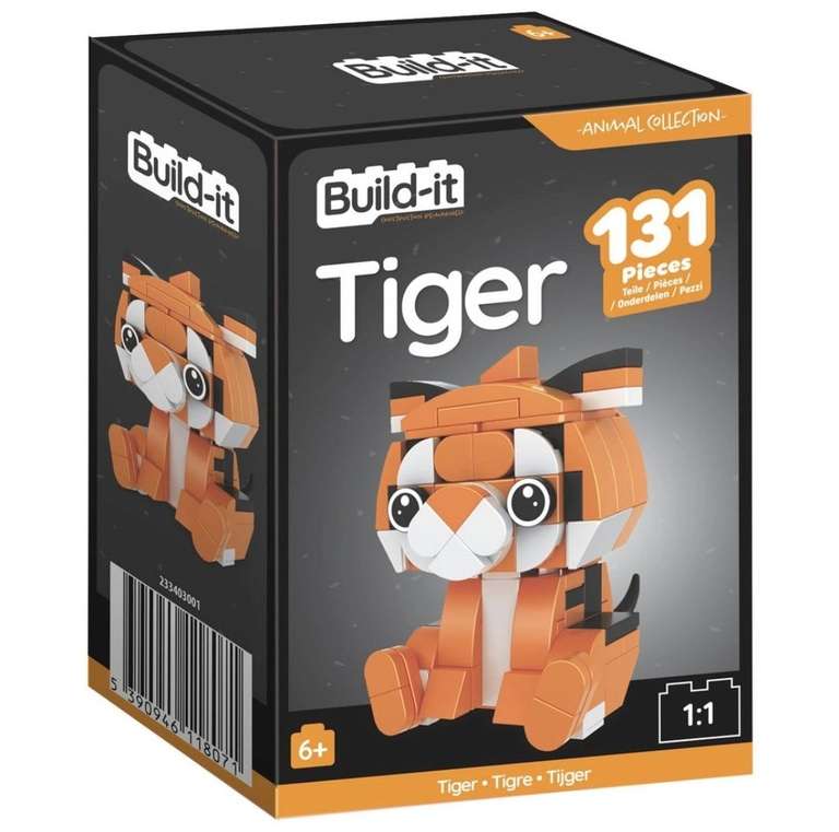 Affordable Build-It Toys: Tulip, Buttercup, Flamingo, Tiger, Dog, Cow ...
