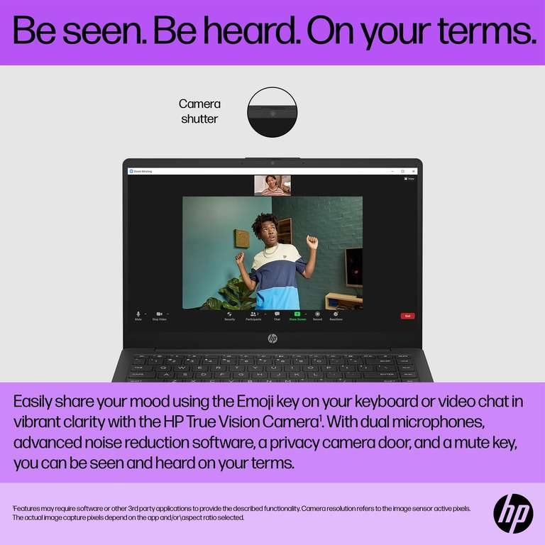 HP 14” Laptop 14-em0000sa | 4GB RAM | 128GB SSD | AMD Radeon 610M ...