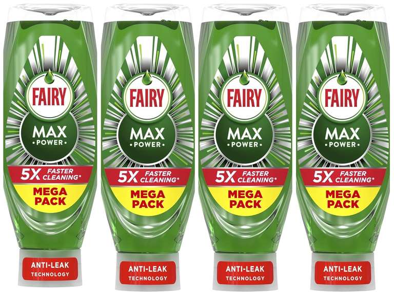 Fairy Max Power Washing Up Liquid 730ml £9.77 at Amazon | hotukdeals