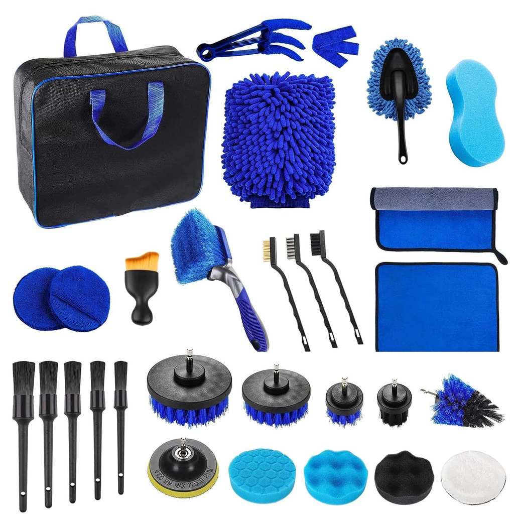 Eidoct 30Pcs Car Detailing Kit, Cleaning Kit, Interior Exterior Car ...
