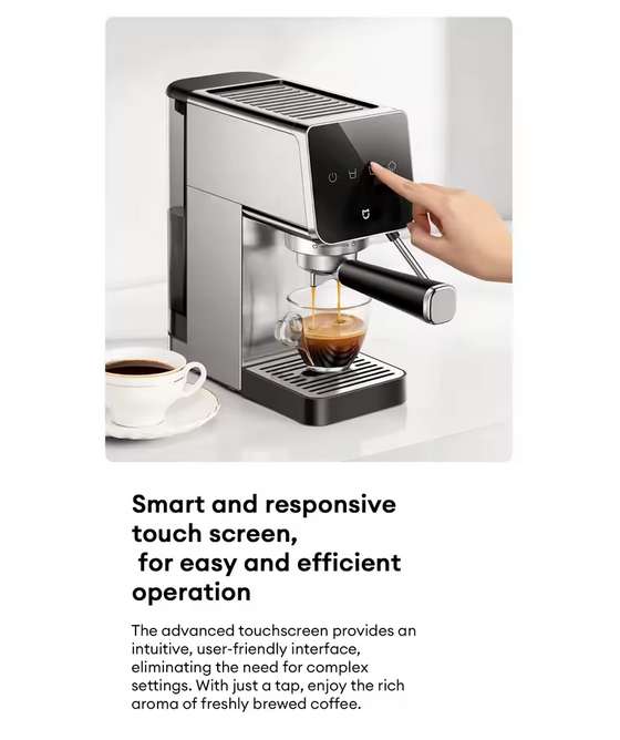 Xiaomi Semi-automatic Espresso Machine Low-pressure Pre-infusion Steam ...