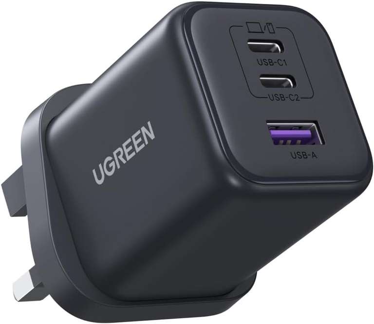 UGREEN USB C Charger Plug 45W 3-Port Fast Charger, 13.27 at UGREEN UK ...